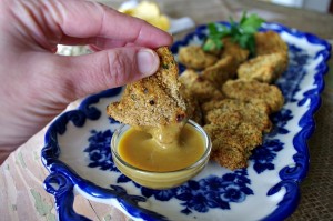Pistachio Crusted Chicken Bites