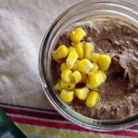 Roasted Poblano And Corn Hummus