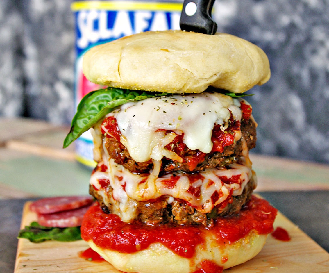 Pepperoni Pizza Burger