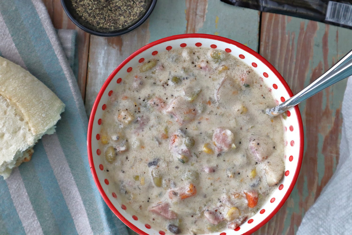 Cheesy Ham Chowder