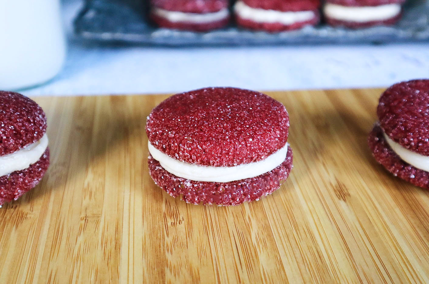 Red Velvet Whoopie Pies