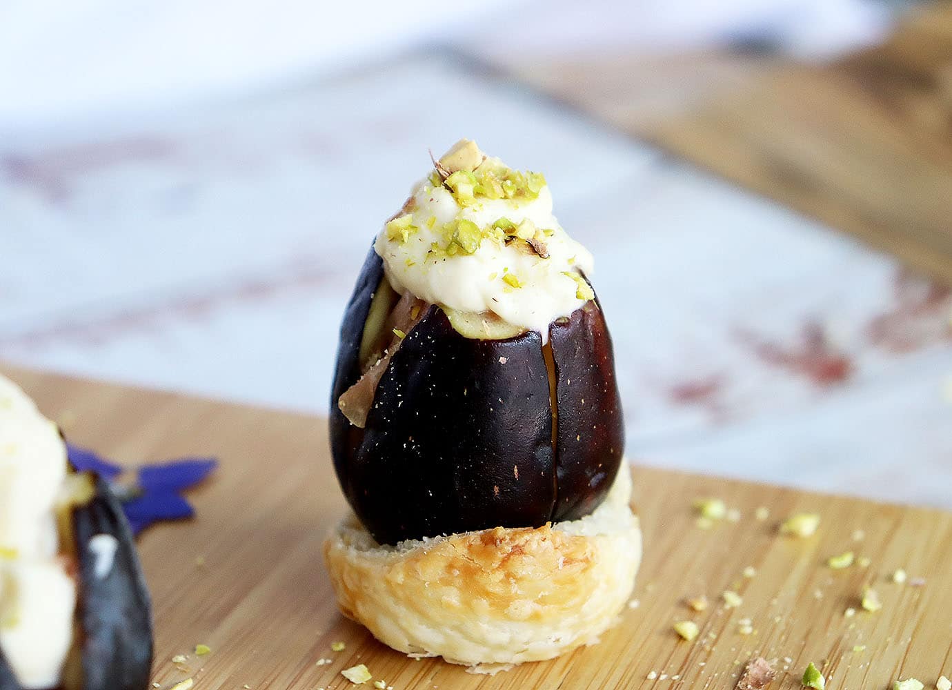 Brie Stuffed Figs With Prosciutto