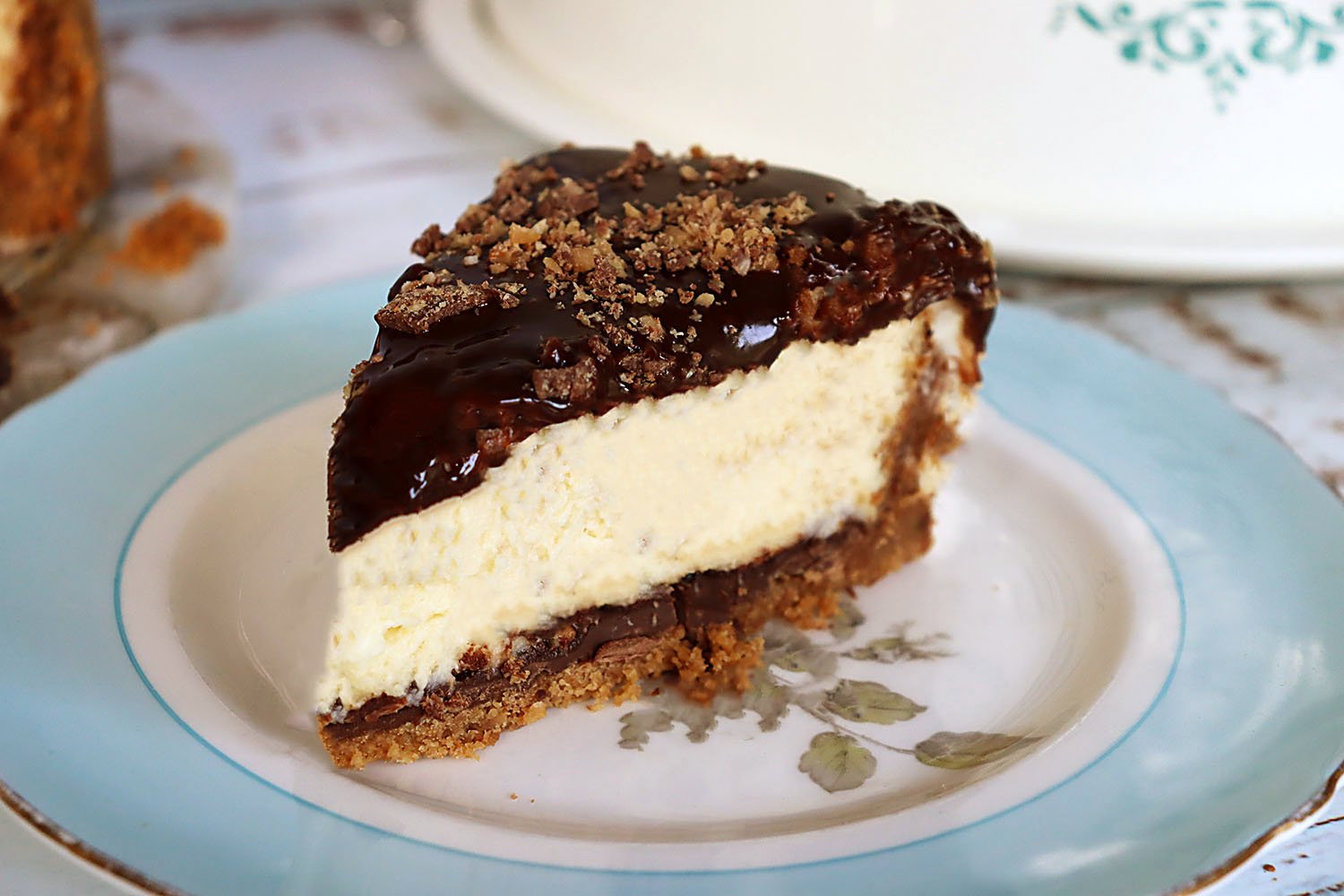 Toffee Crunch Cheesecake