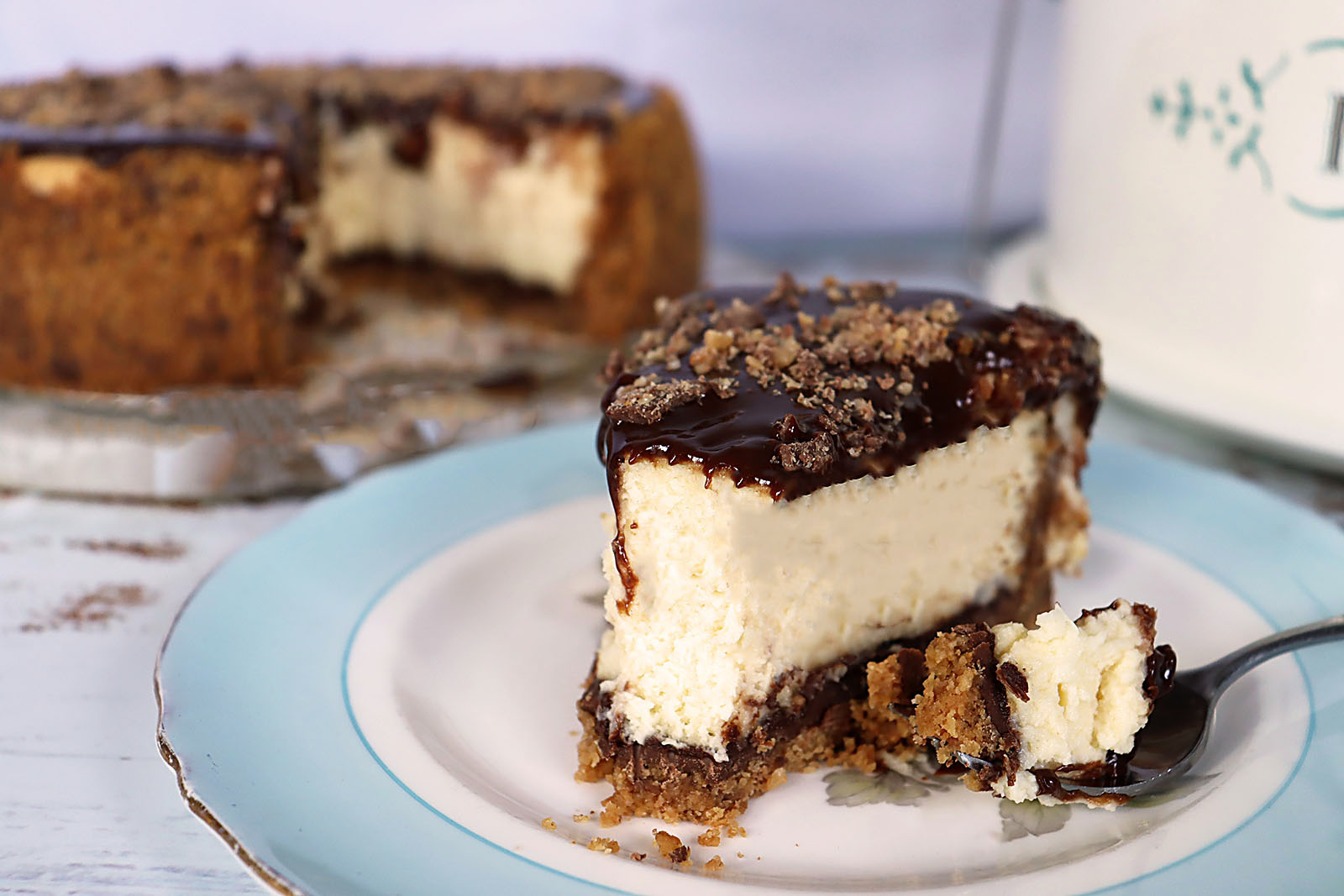 Toffee Crunch Cheesecake
