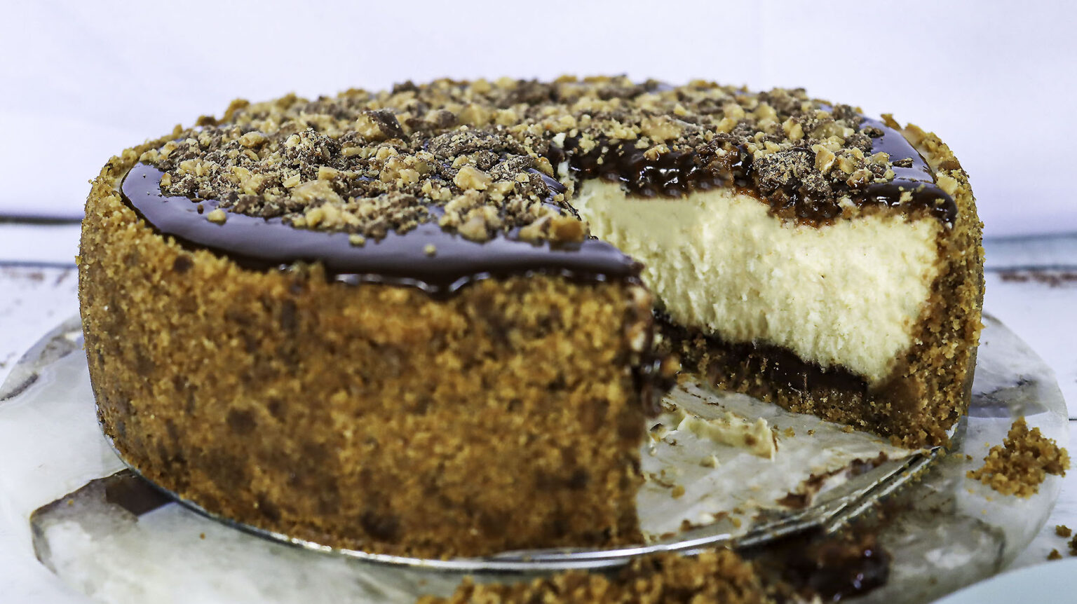 Toffee Crunch Cheesecake