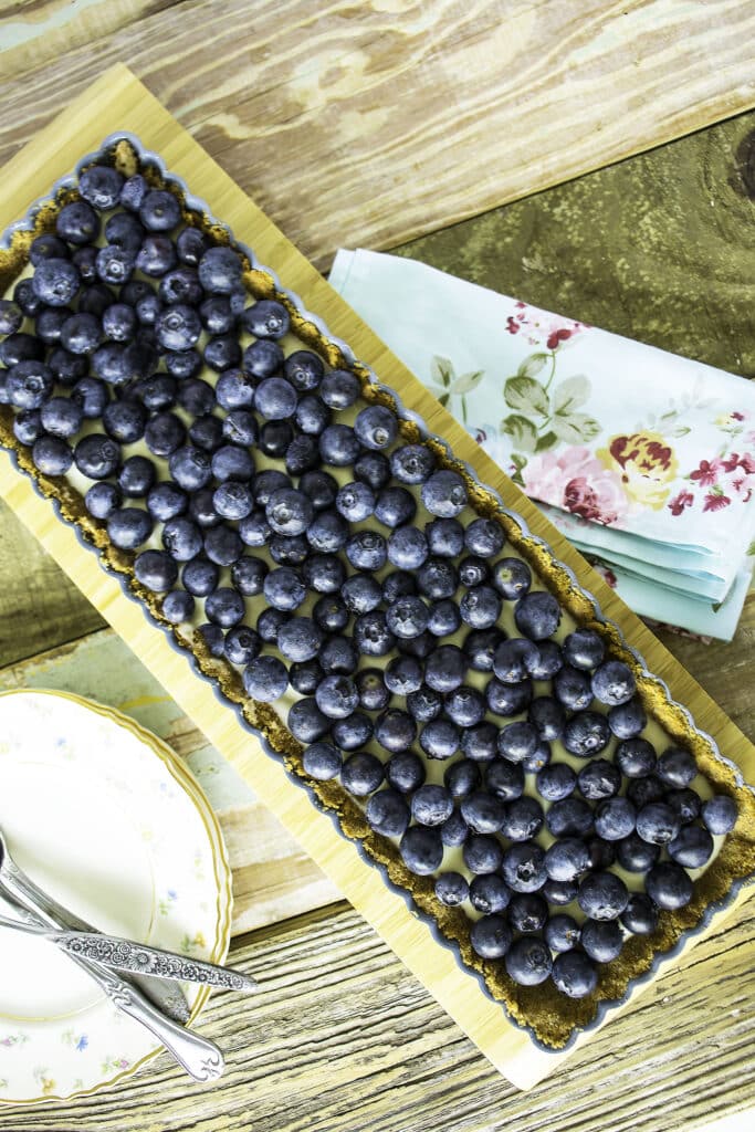 French Blueberry Tart