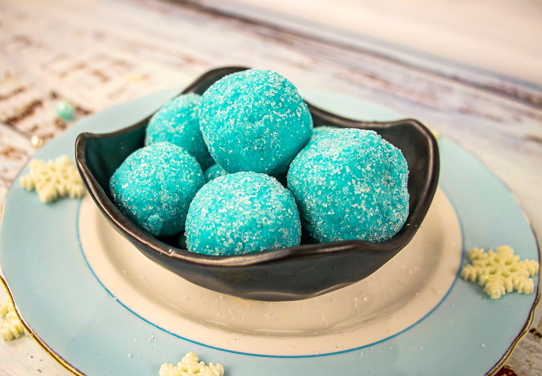 Blue Christmas Truffles